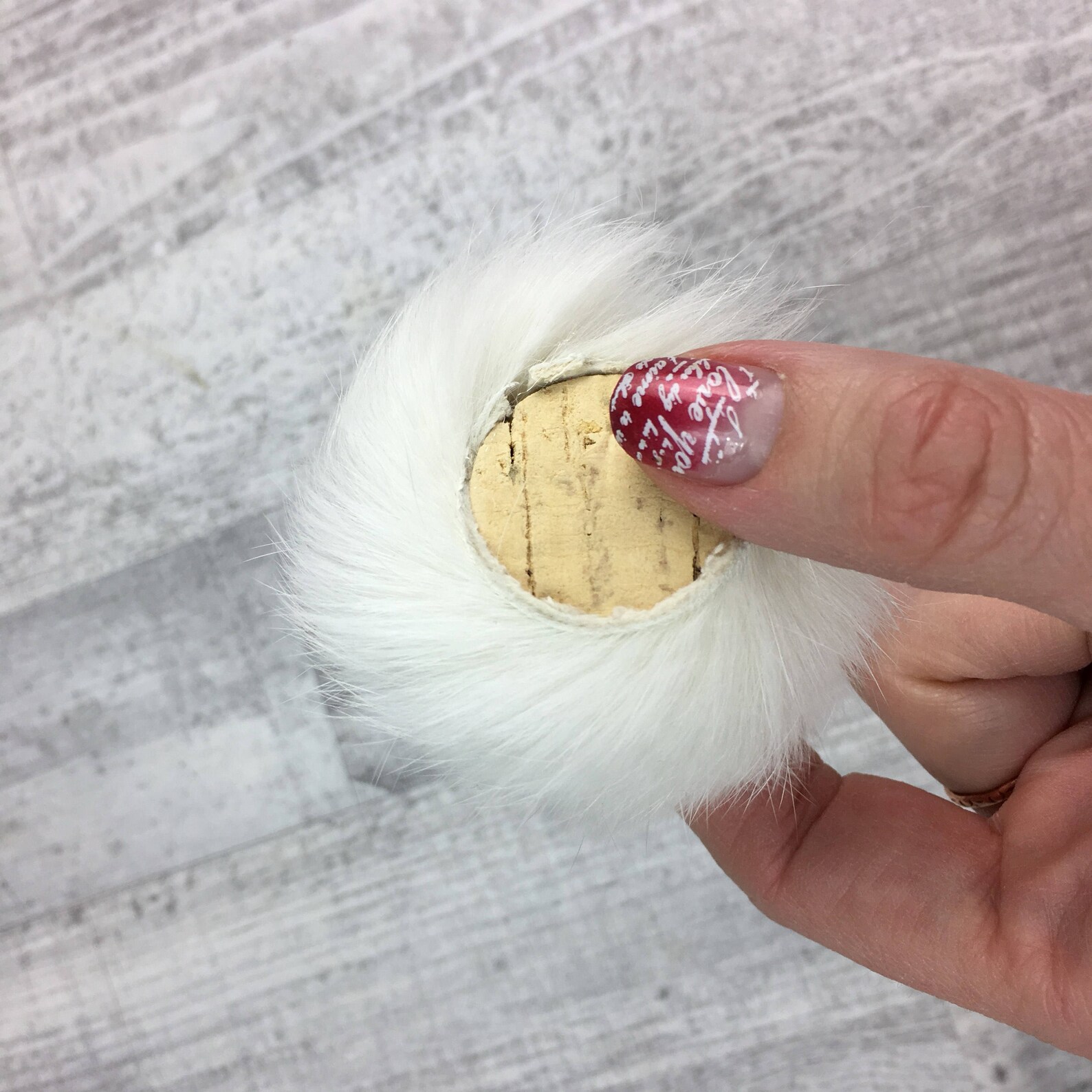 Cat Toy 3 Pieces of Rabbit Skin Corks Cork & Rabbit Fur | Etsy