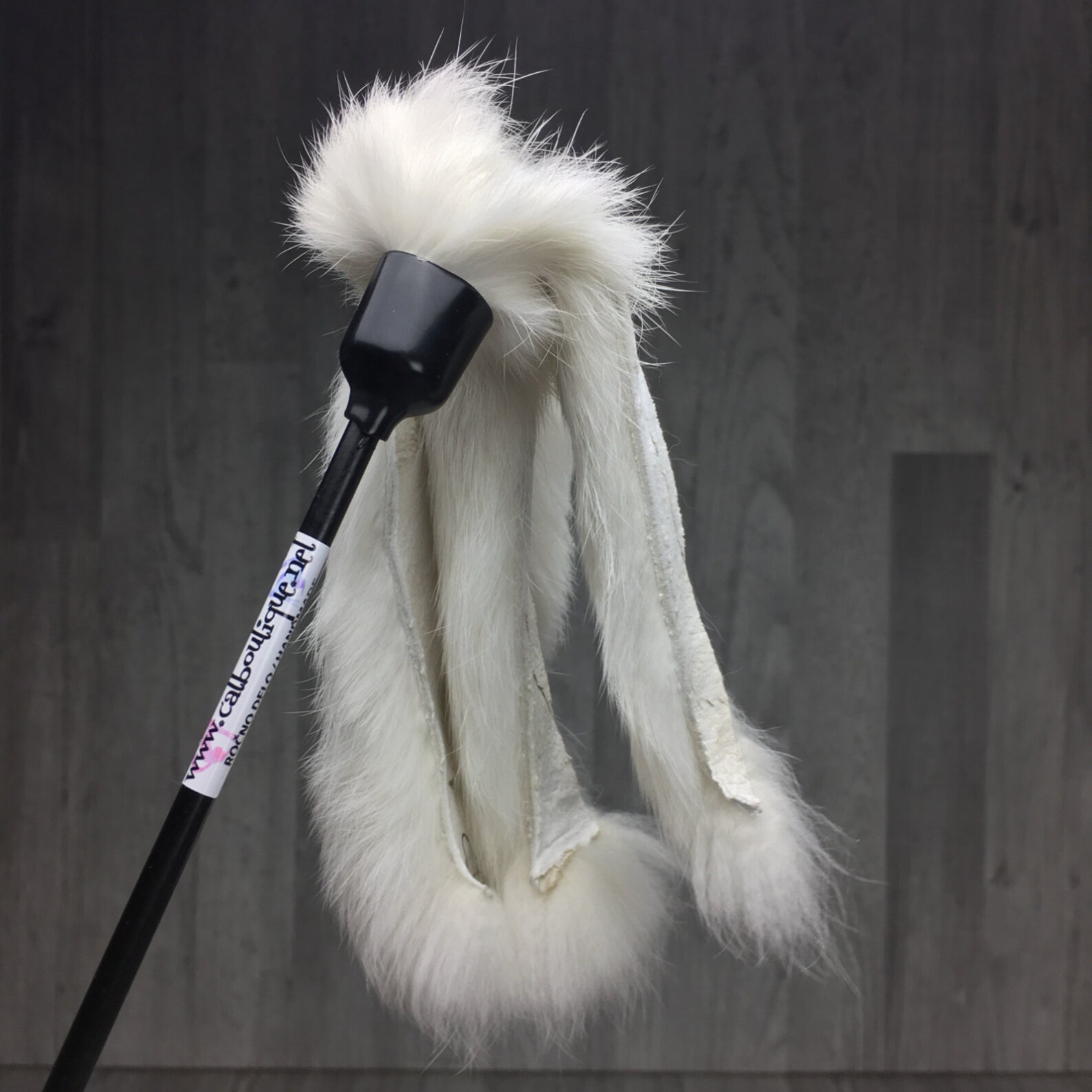 Cat Toy XL Rabbit Fur Cat Teaser Toy Rabbit Fur Cat Toy - Etsy