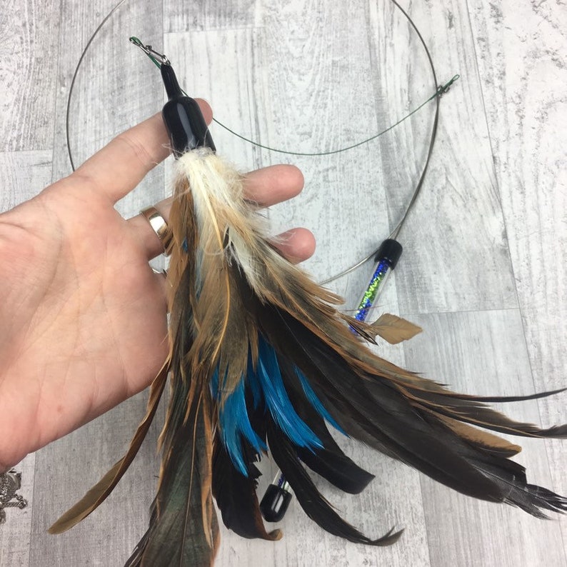 Cat Toy XL Feather Jet Cat Toy Bird Cat Toy Feathers on - Etsy
