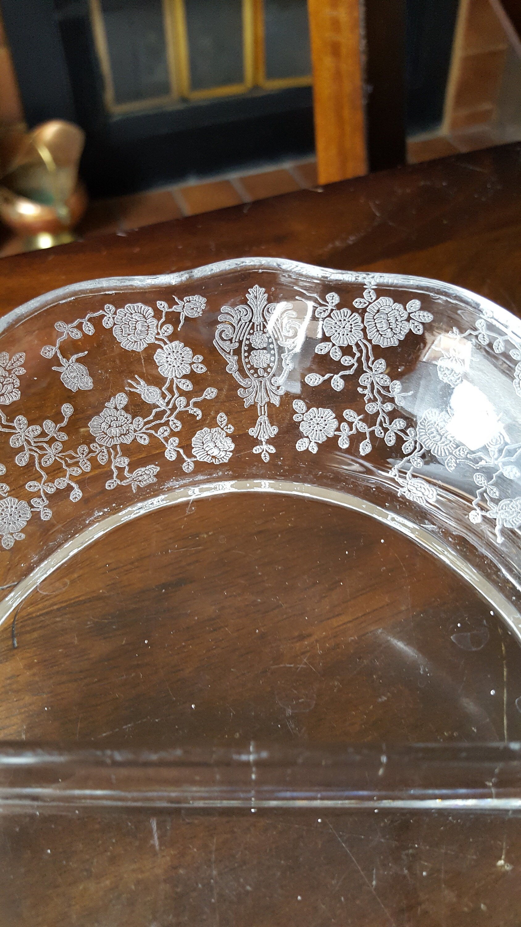 1930's Cambridge ROSE POINT 2-part Handled Relish Dish - Etsy