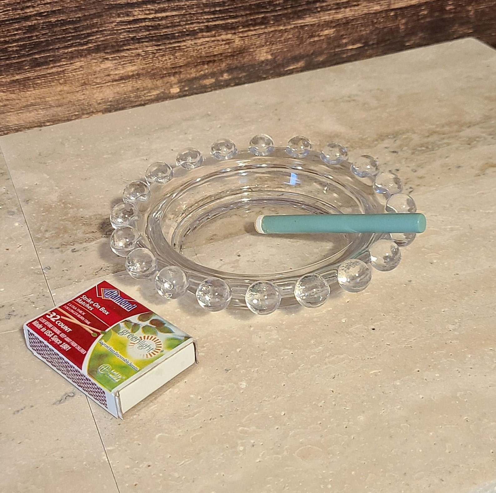 Vintage Imperial CANDLEWICK Nesting Ashtray/coaster - Etsy