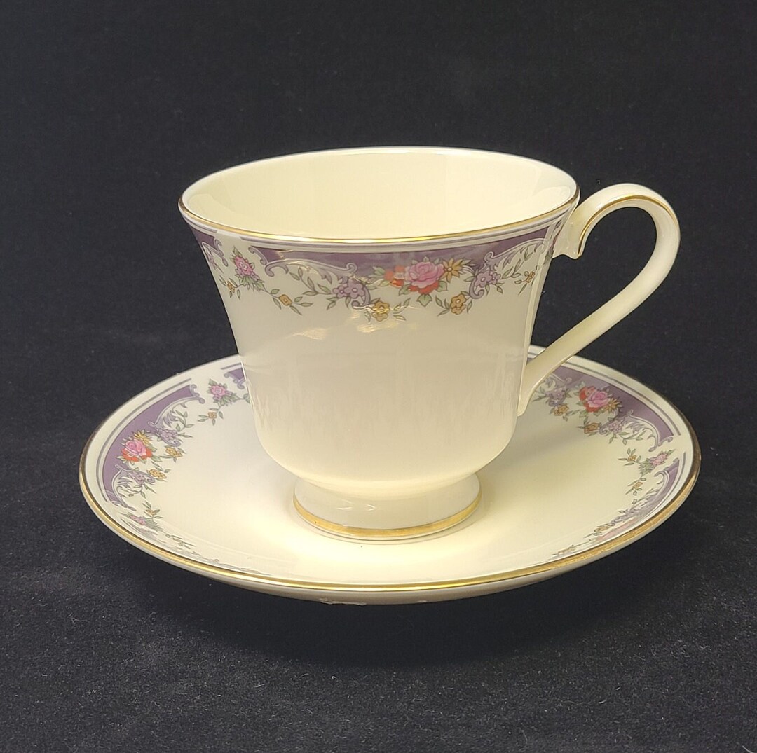 1980's Minton HANBRIDGE Footed Cup & Saucer Set - Etsy