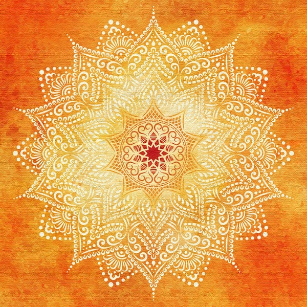 Large Mandala Stencil - Etsy