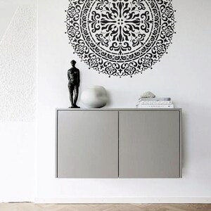 Stencil Mandala FELICITY, Stencil Mandala Pattern for DIY, Wall ...