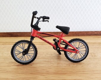 1/12 Scale Children Mountain Bike Bicycle Red Miniature Model Toy for ...
