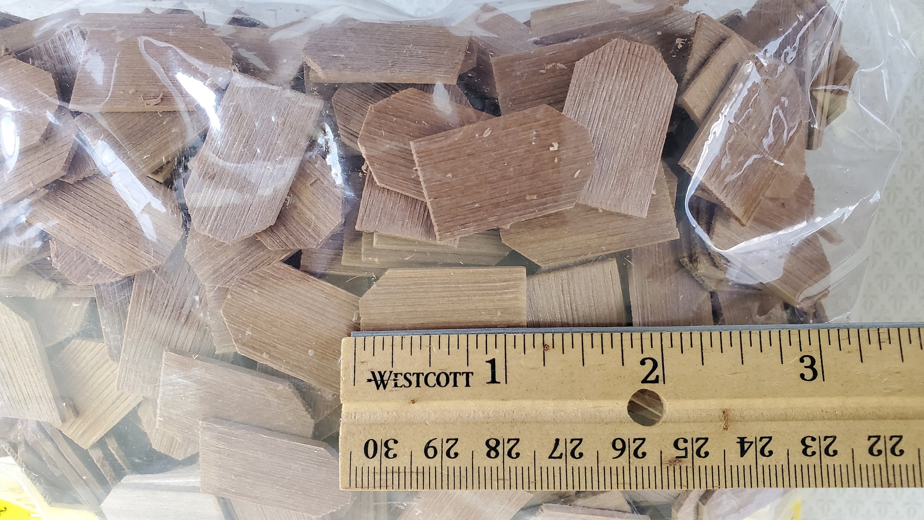 Dollhouse Miniature Shingles Cedar Wood Hexagon 1:12 Scale 500 - Etsy