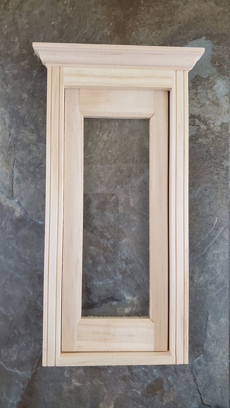 Dollhouse Miniature Exterior Door 1:12 Scale Interior | Etsy