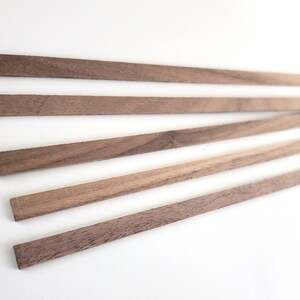 Walnut Wood Strips X5 1/16 X 1/4 X 18 Long Crafts Models Miniatures - Etsy