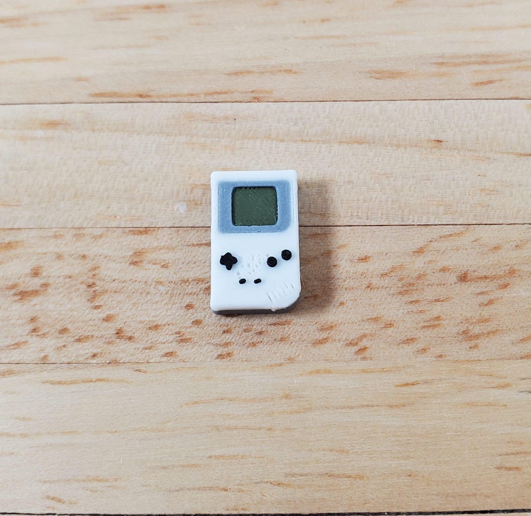Miniature Prop Handheld Gaming Console 90s Retro 1:12 Scale Action ...