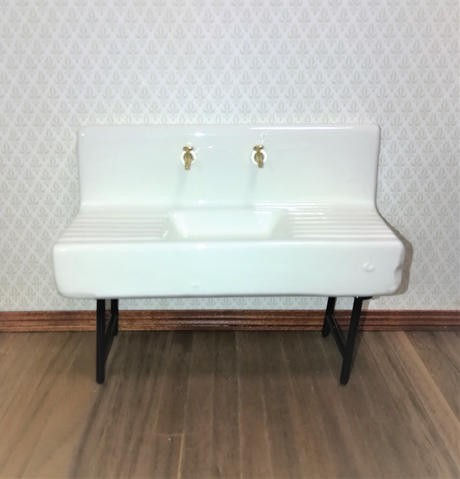 Dollhouse Miniature Sink White Ceramic Kitchen or Utility Room - Etsy