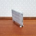 Dollhouse Miniature Radiator Large Silver Fancy 1:12 Scale Resin ...