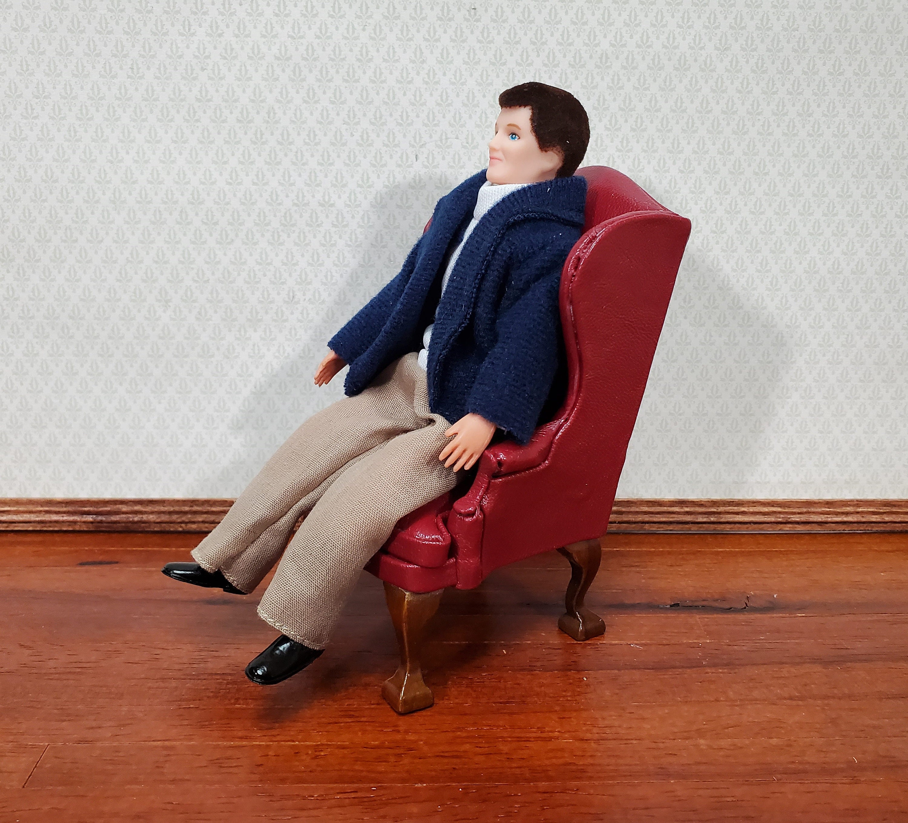 Dollhouse Man Modern Doll Dad Father Poseable 1:12 Scale - Etsy