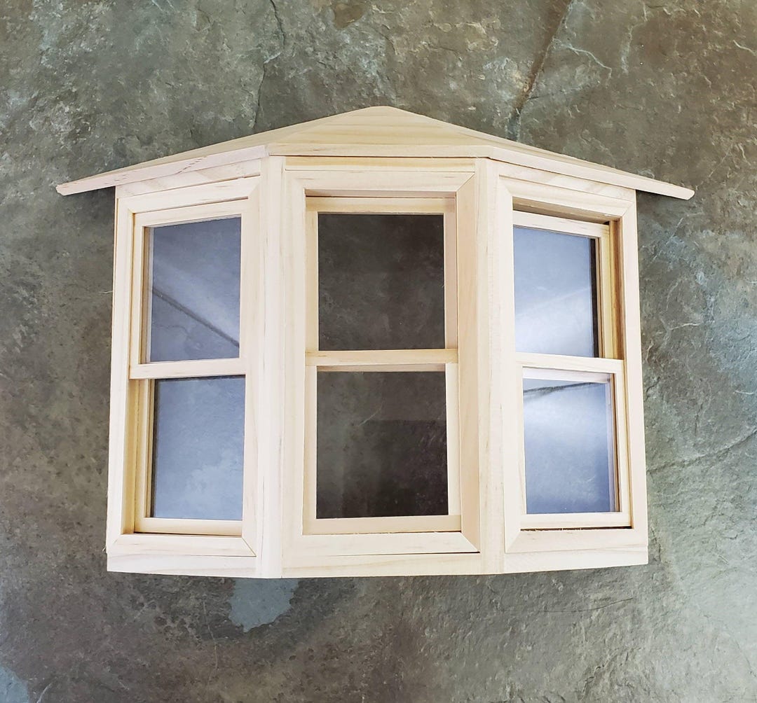 Dollhouse Miniature 3 Bay Window Working Large 1:12 Scale Houseworks ...
