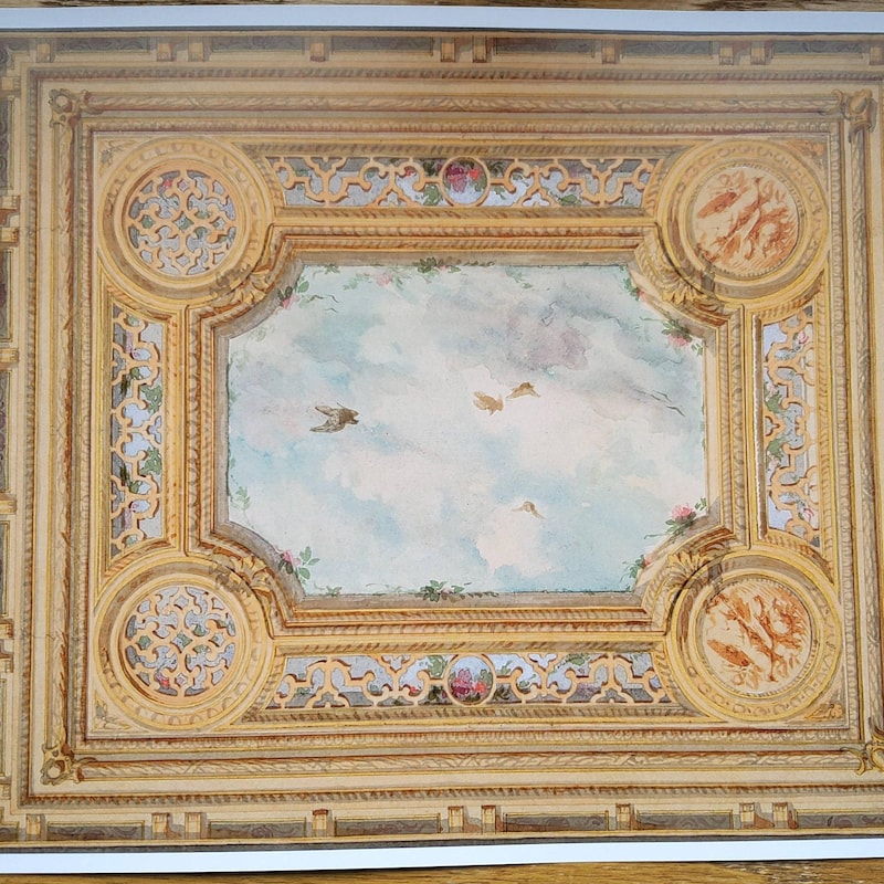 Ceiling Mural Wallpaper - Etsy