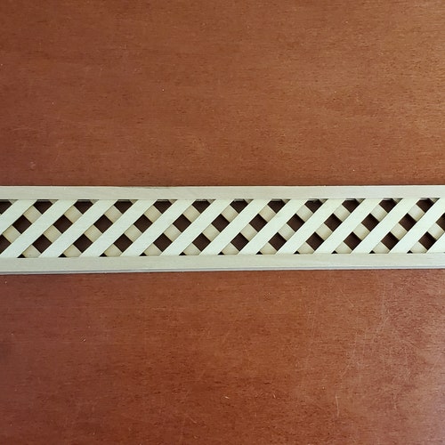Dollhouse Miniature Porch Lattice Garden Panel Decorative Wood - Etsy