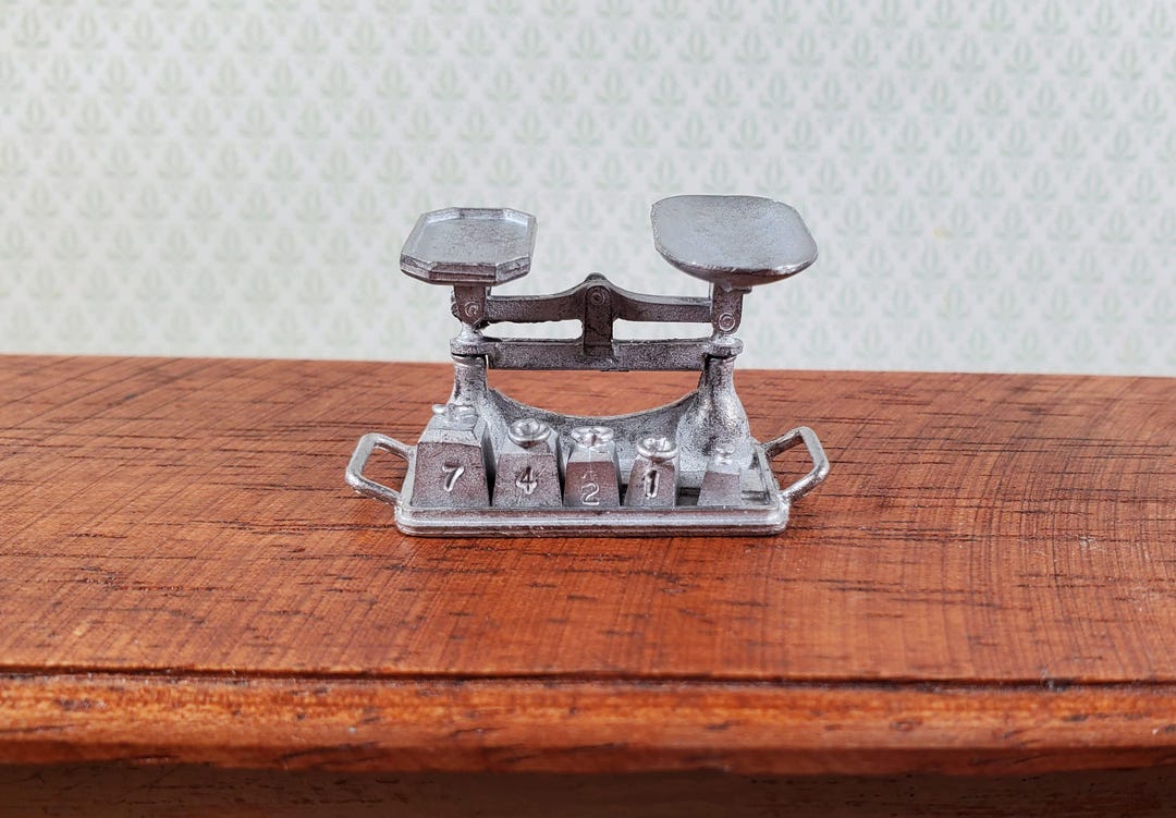 Dollhouse Scale Weights Apothecary Pharmacy Kitchen DIY KIT 1:12 Scale ...