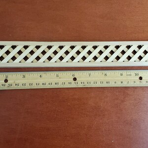 Dollhouse Miniature Porch Lattice Garden Panel Decorative Wood 1:12 ...