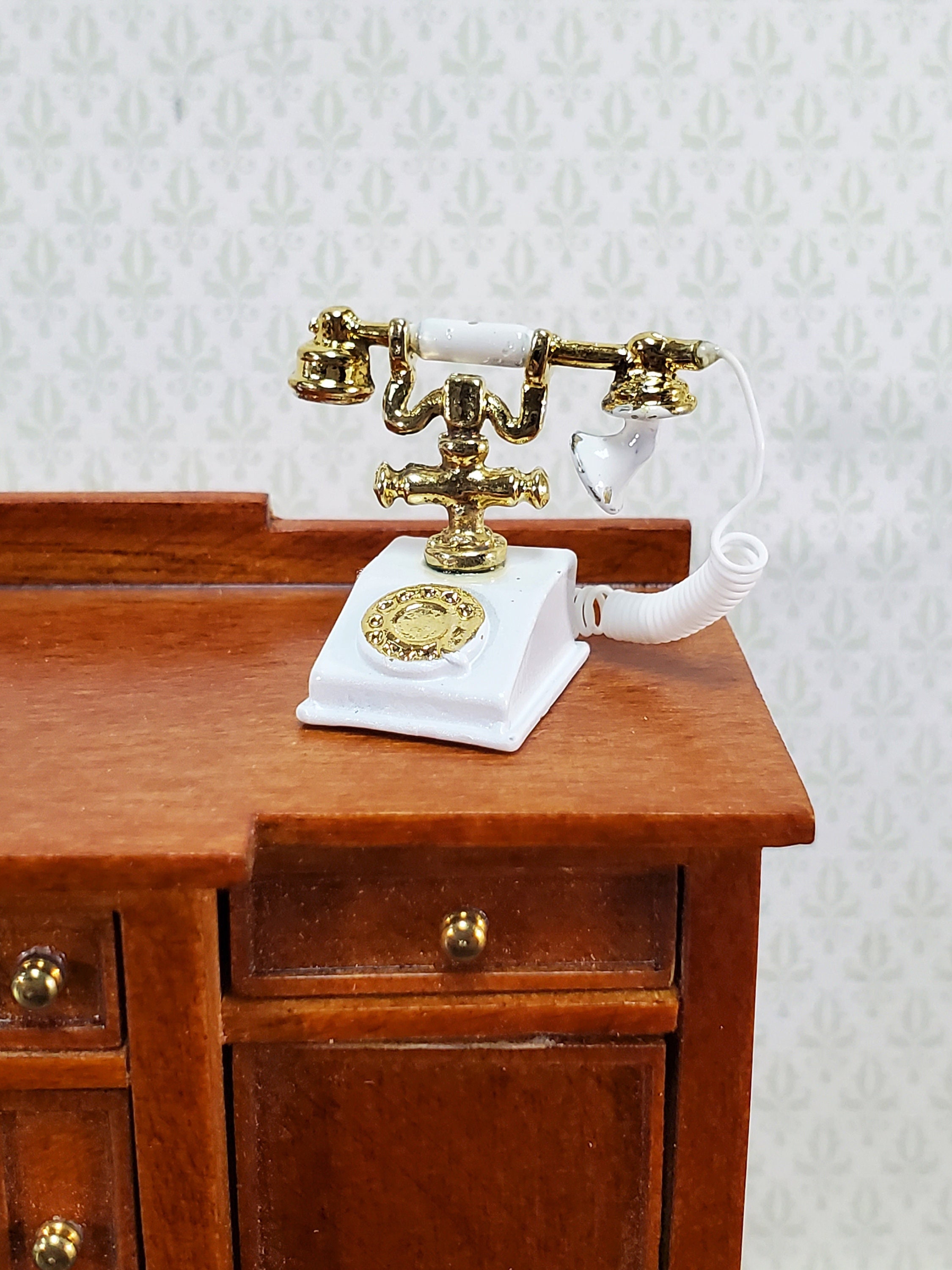 1920s White Telephone