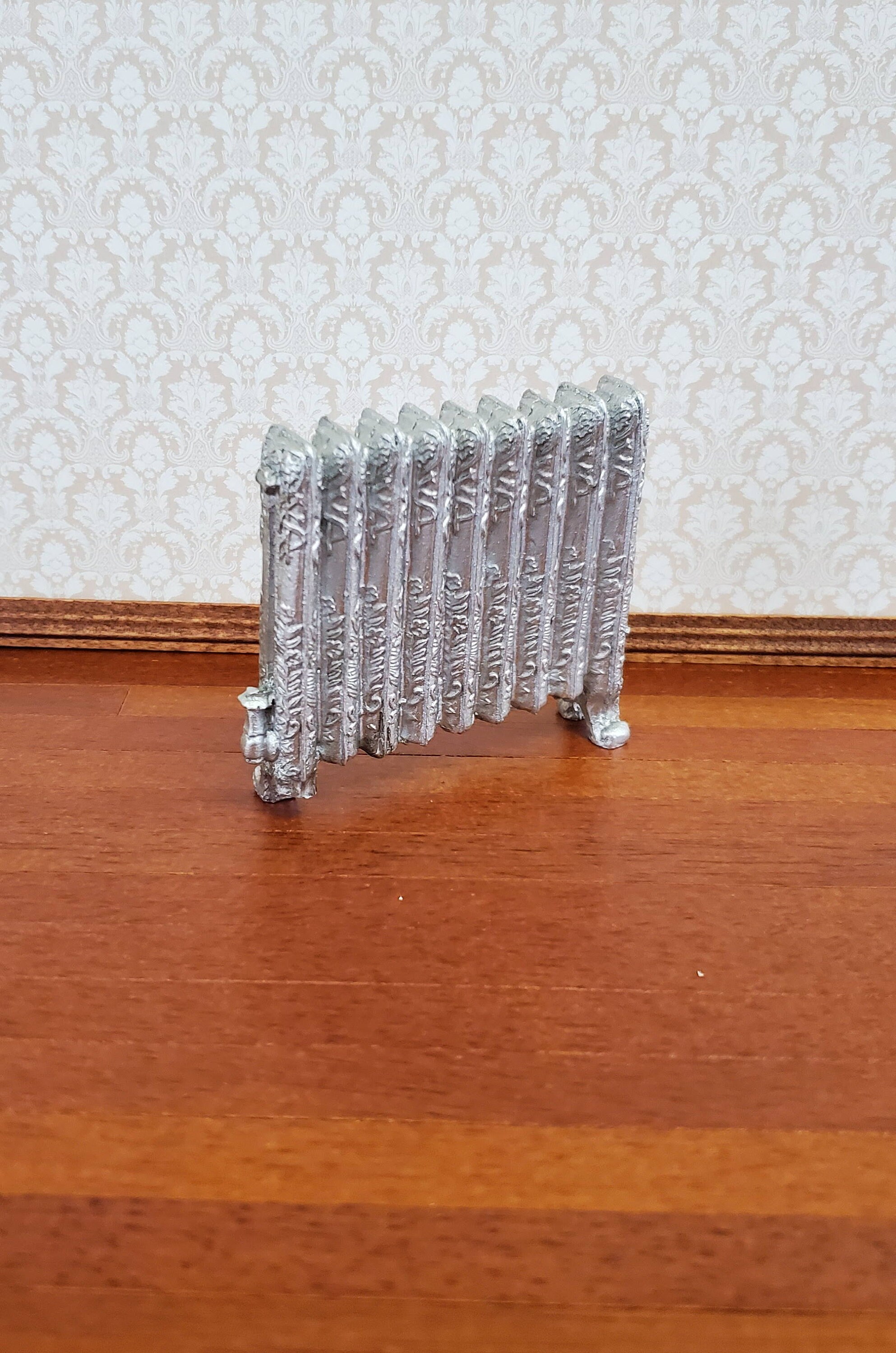 Dollhouse Miniature Radiator Large Silver Fancy 1:12 Scale - Etsy