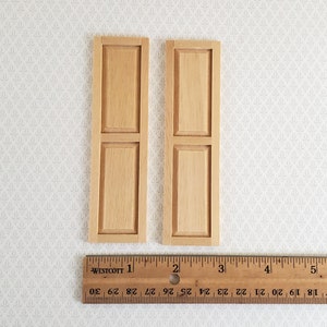 Dollhouse Miniature Shutters 1 Pair Houseworks Jamestown 1:12 Scale 4 ...