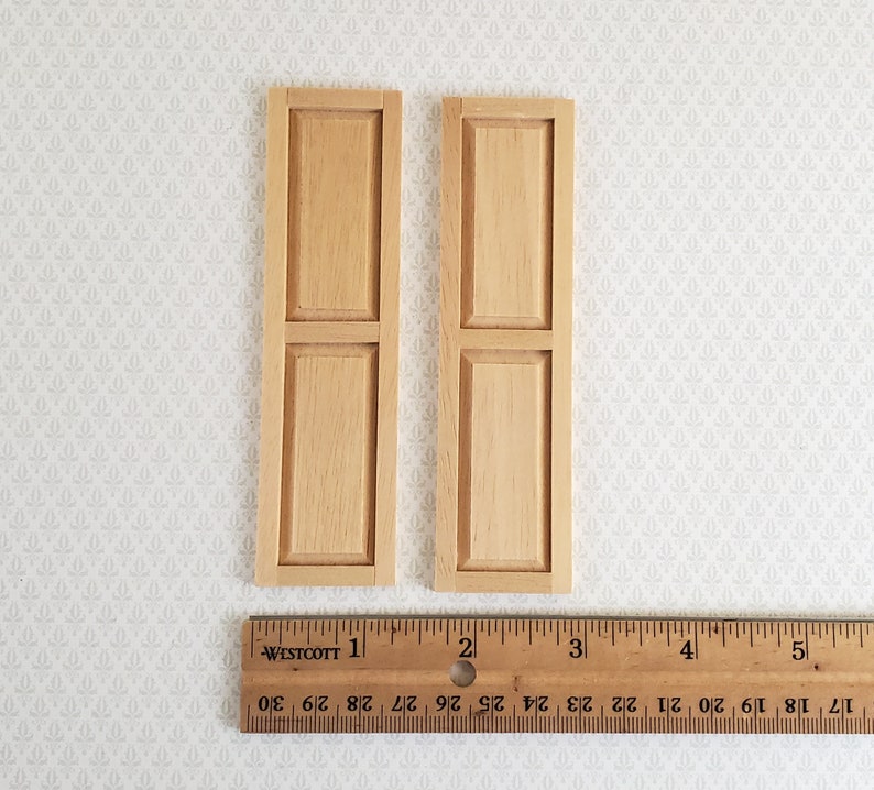 Dollhouse Miniature Shutters 1 Pair Houseworks Jamestown 1:12 - Etsy