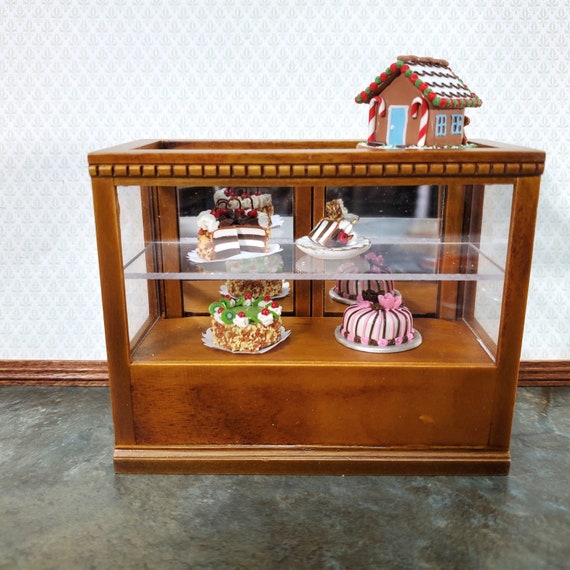 Dolls & Miniatures Miniatures Miniature Bakery Display,Miniature Stand ...