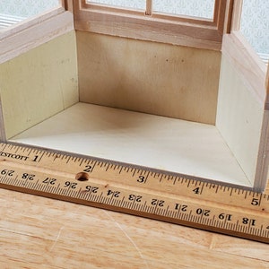 Dollhouse Bay Window Tall 1:12 Scale Miniature Floor to Ceiling DIY - Etsy