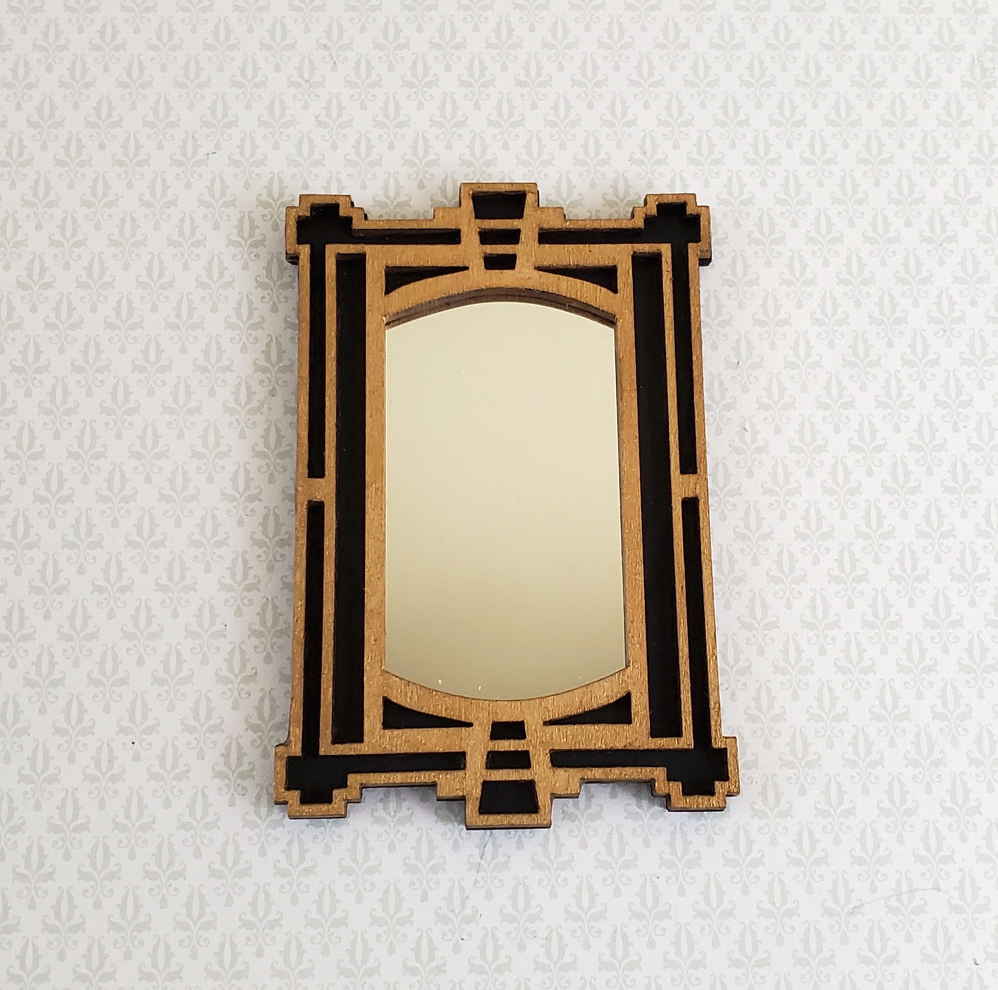 Dollhouse Miniature Art Deco Mirror KIT DIY Medium Size 1:12 | Etsy