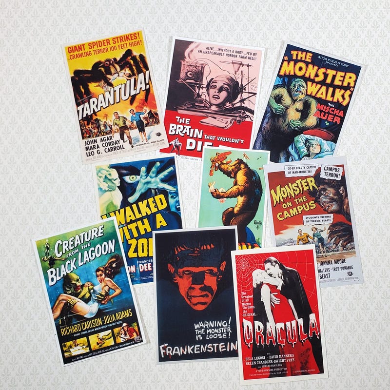 Horror Movie Poster - Etsy