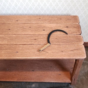 Dollhouse Miniature Sickle Reaping Hook Farm Harvesting Tool 1:12 Scale ...