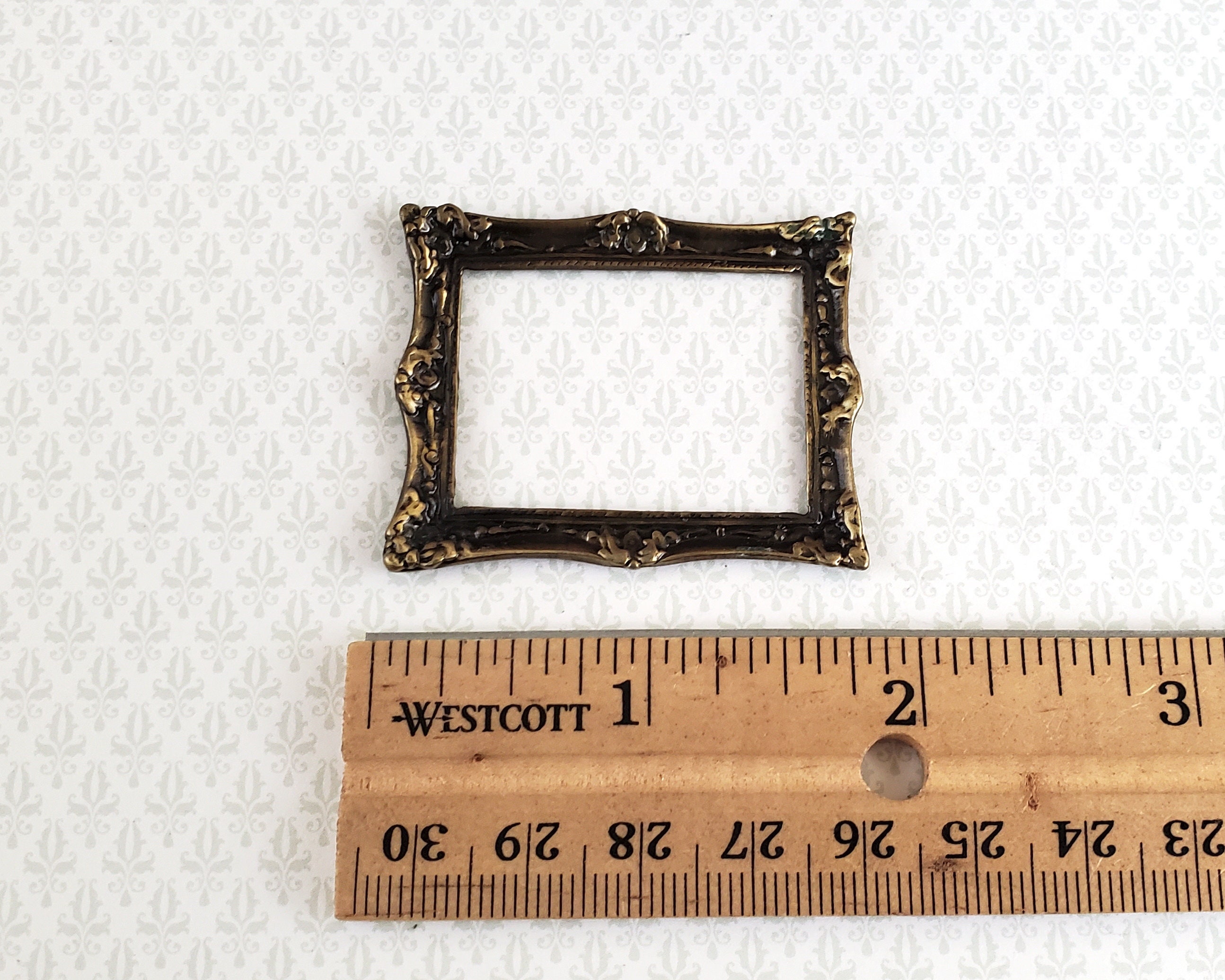 Dollhouse Miniature Picture Frame Metal Antique Bronze for - Etsy