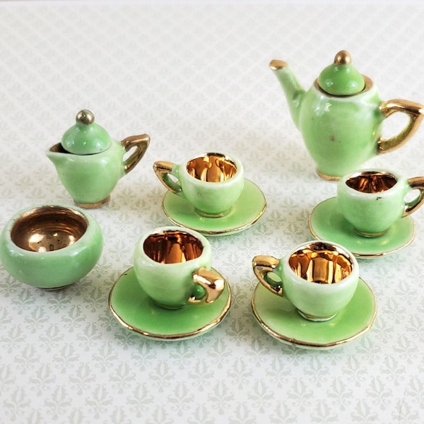 Miniature Tea Set - Etsy