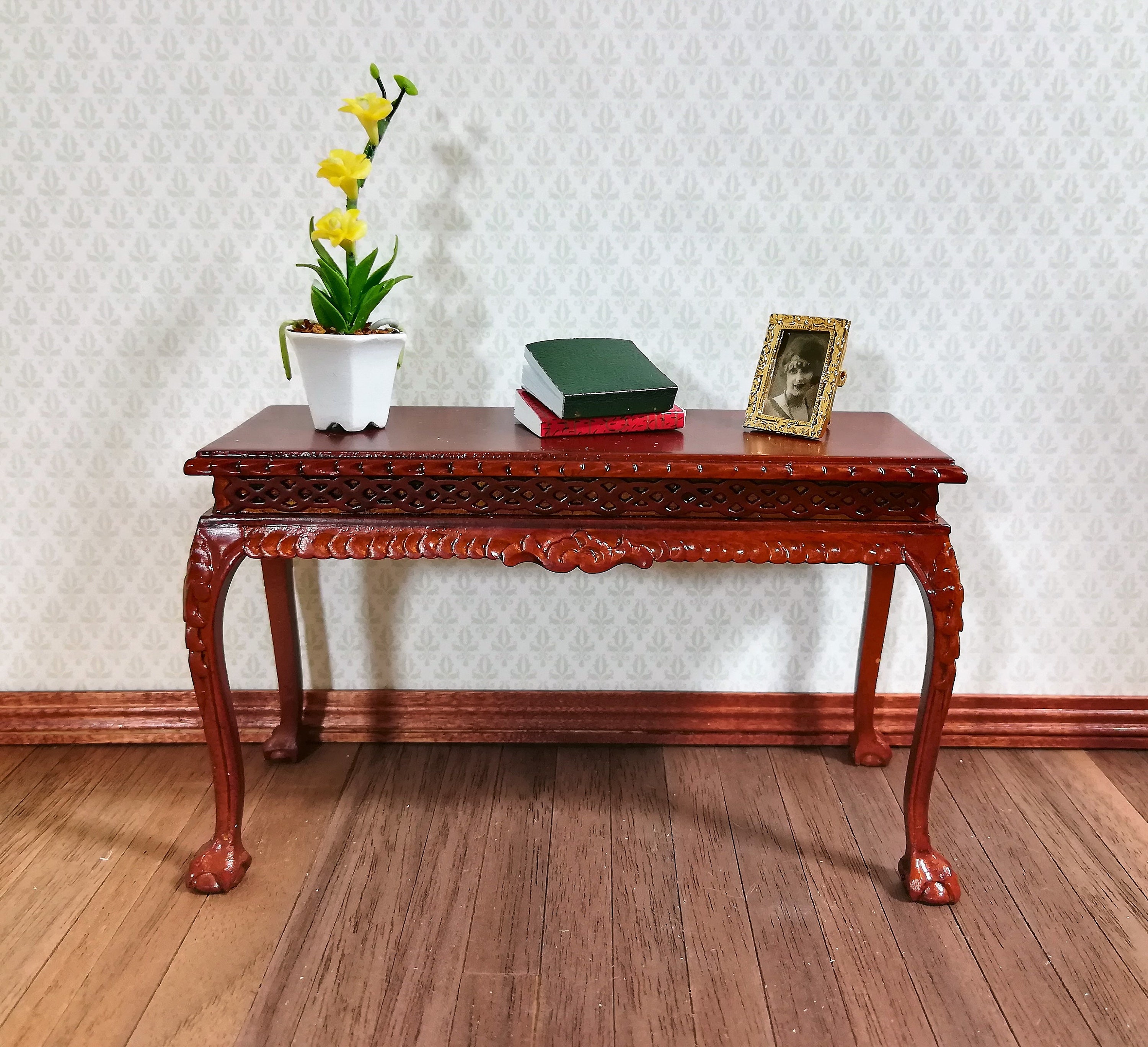 Dollhouse Miniature Picture Frame Small Gold Metal Rectangle - Etsy