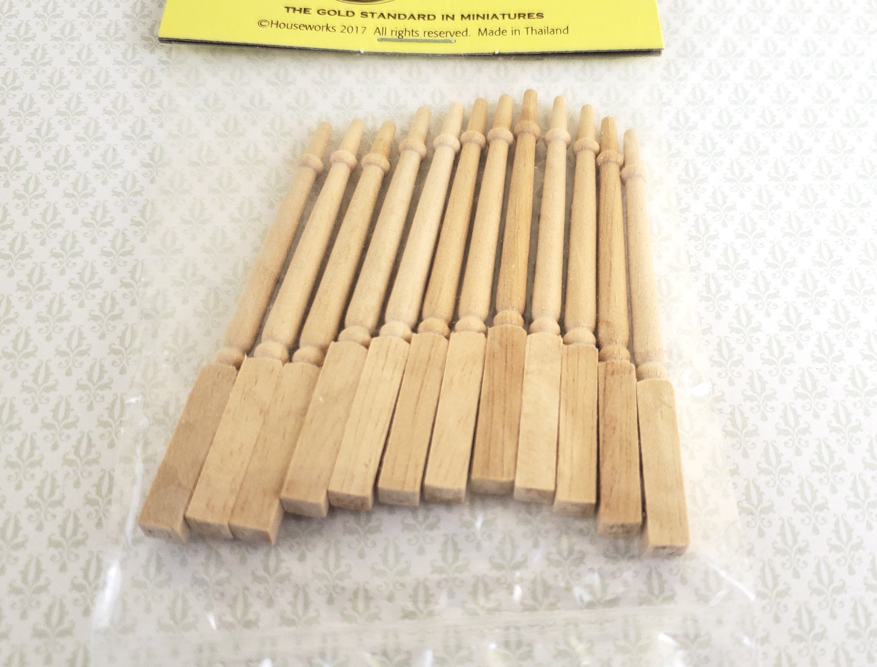 Dollhouse Miniature Spindles Stair Balusters 1:12 Scale 2 - Etsy Canada