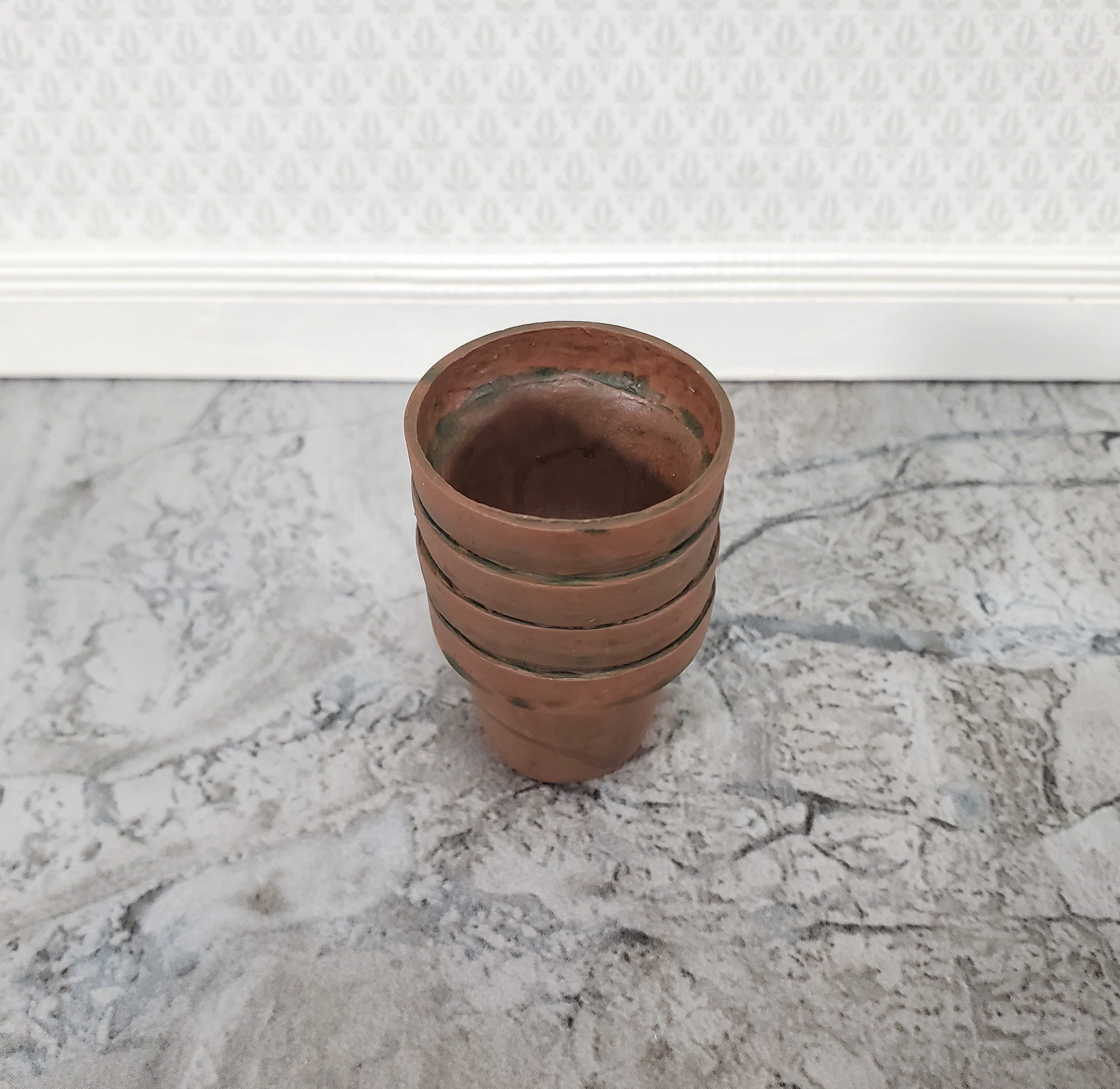 Dollhouse Stacked Garden Pots Aged Finish 1:12 Scale Falcon - Etsy