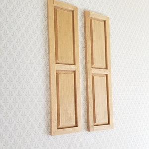 Dollhouse Miniature Shutters 1 Pair Houseworks Jamestown 1:12 Scale 4 ...