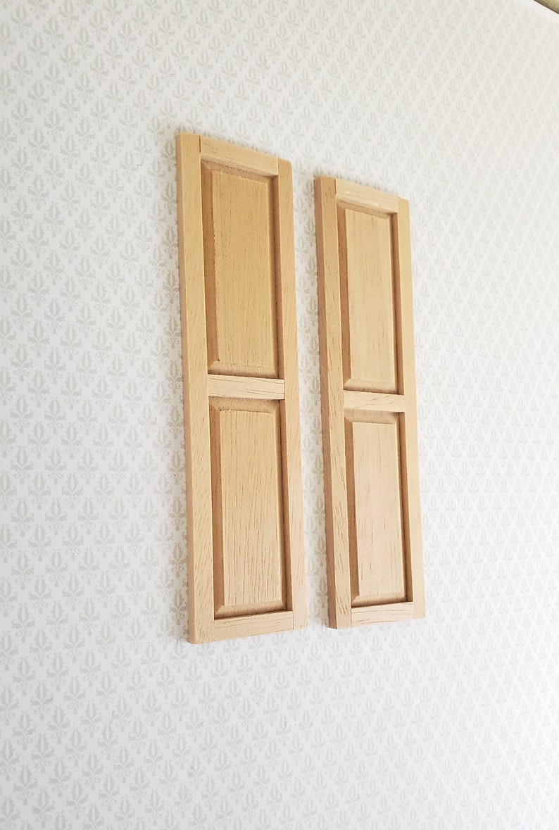 Dollhouse Miniature Shutters 1 Pair Houseworks Jamestown 1:12 - Etsy