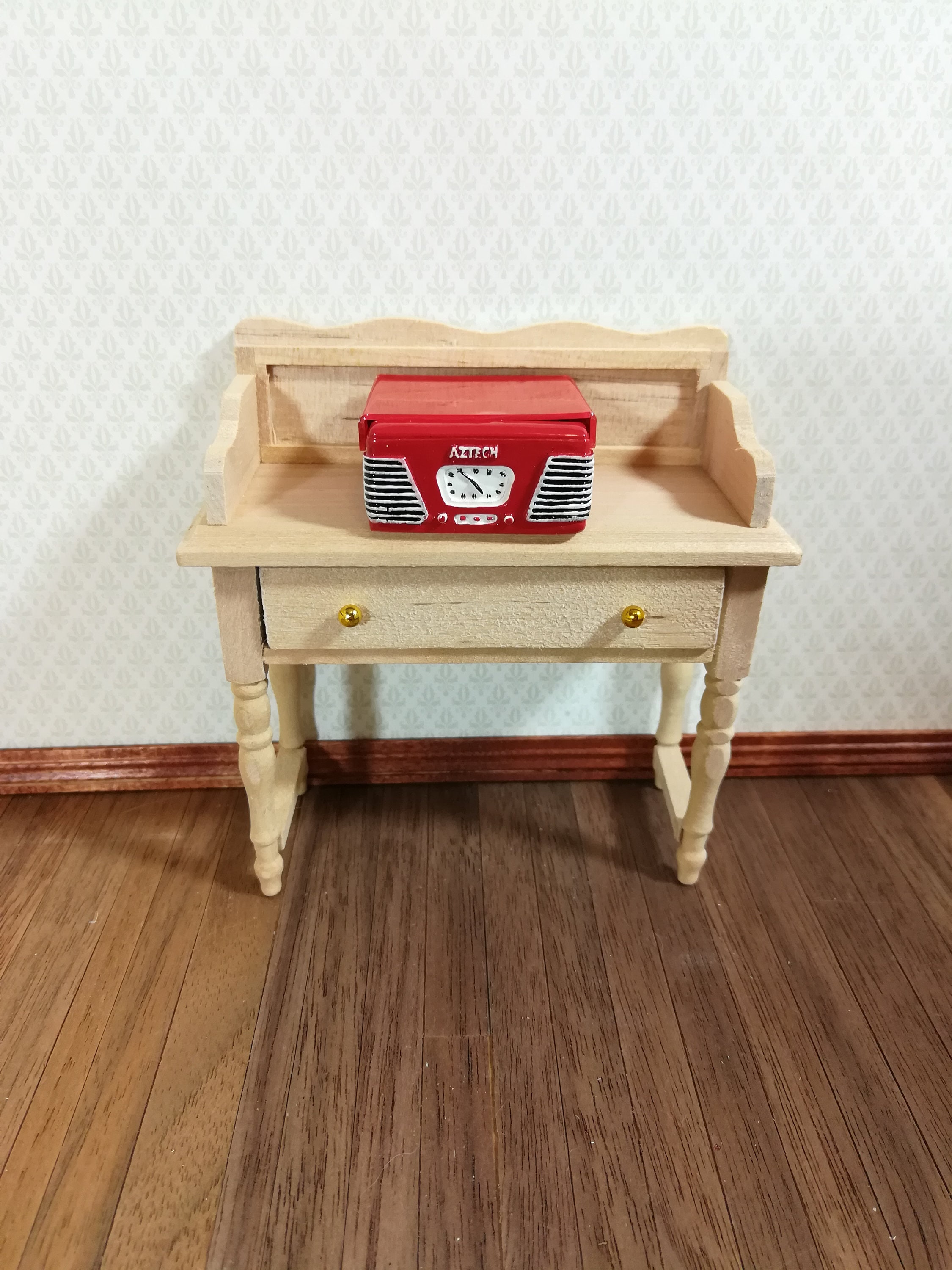 Dollhouse Miniature Turntable Record Player 1950s Style Red - Etsy