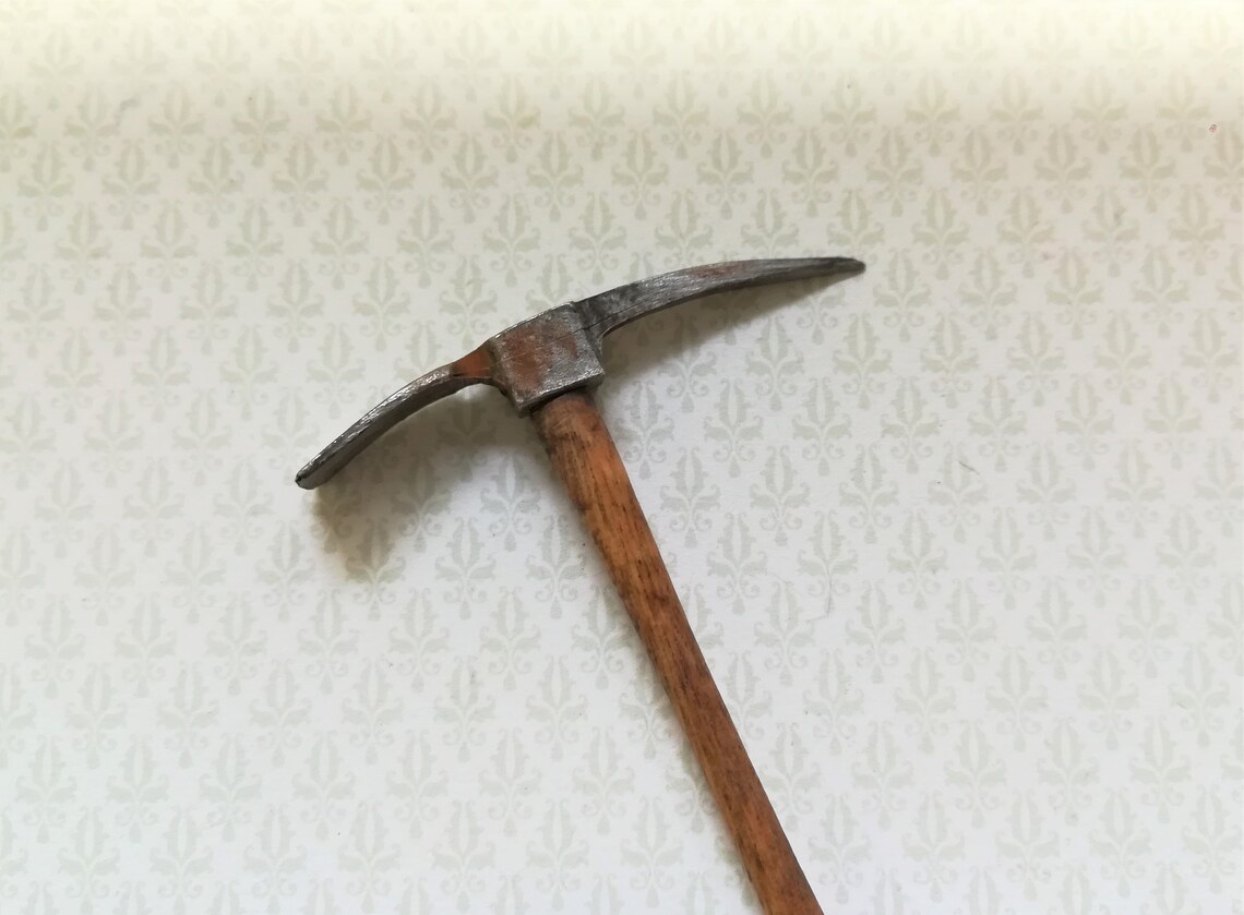 Dollhouse Miniature Mattock Axe Pick Sir Thomas Thumb 1:12 - Etsy