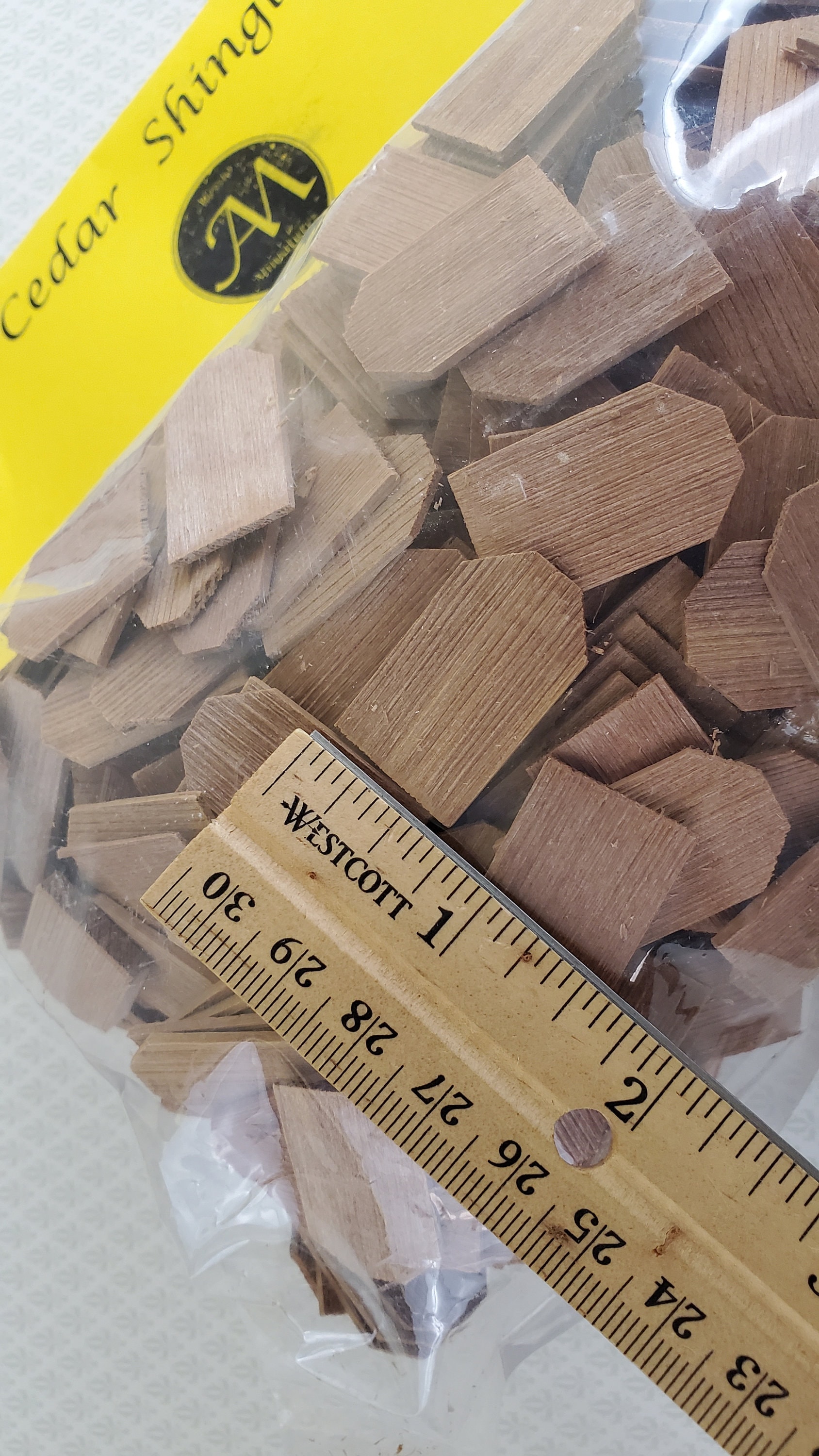 Dollhouse Miniature Shingles Cedar Wood Hexagon 1:12 Scale 500 - Etsy