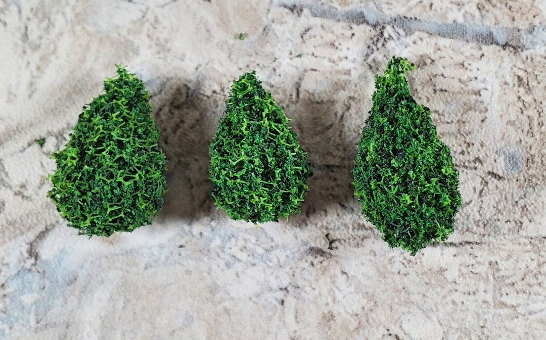 Miniature Tree Prop Garden Shrub Green Small Bush Dollhouses - Etsy