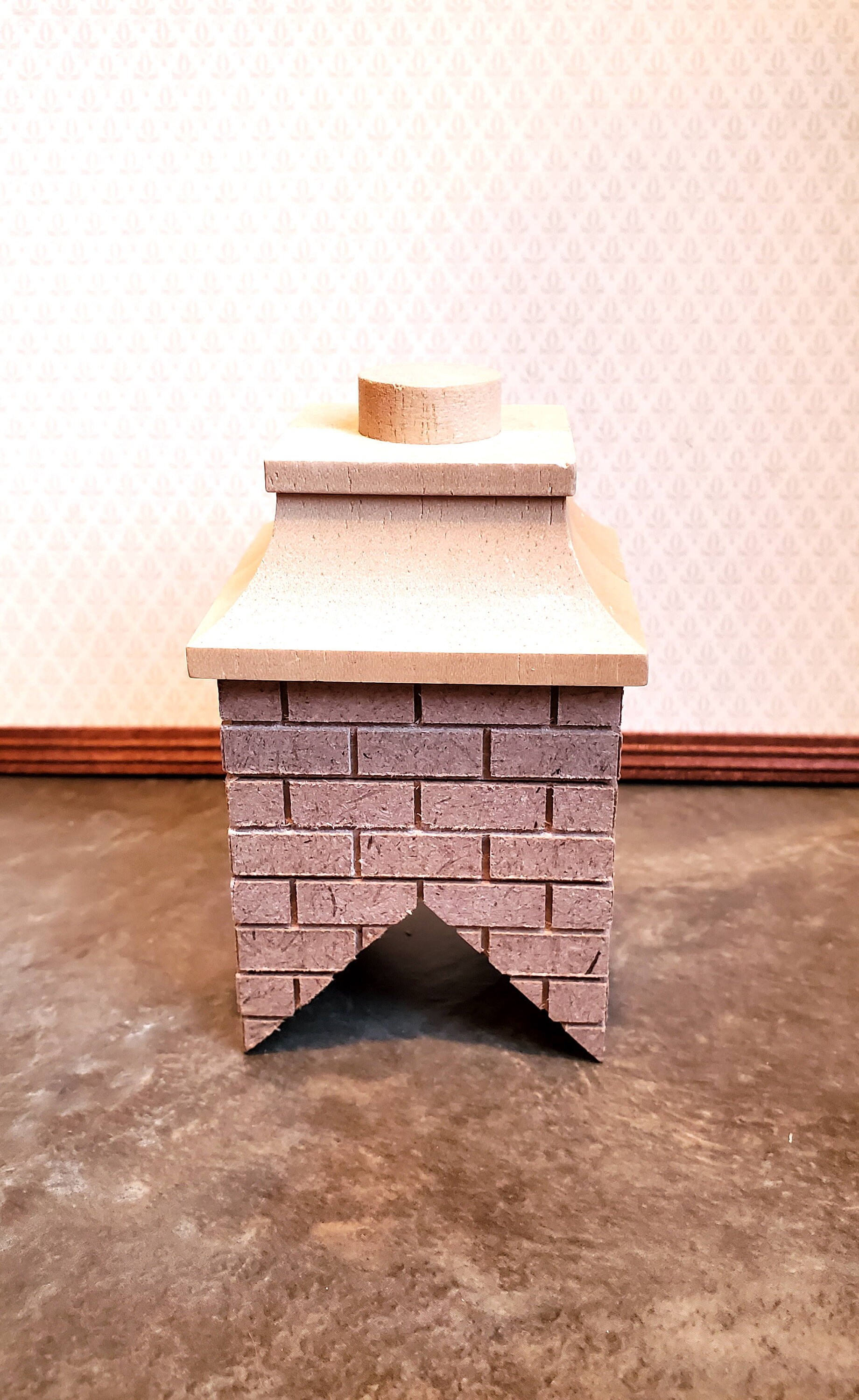 Dollhouse Miniature Brick Chimney Wood Tall 1:12 Scale 45 - Etsy
