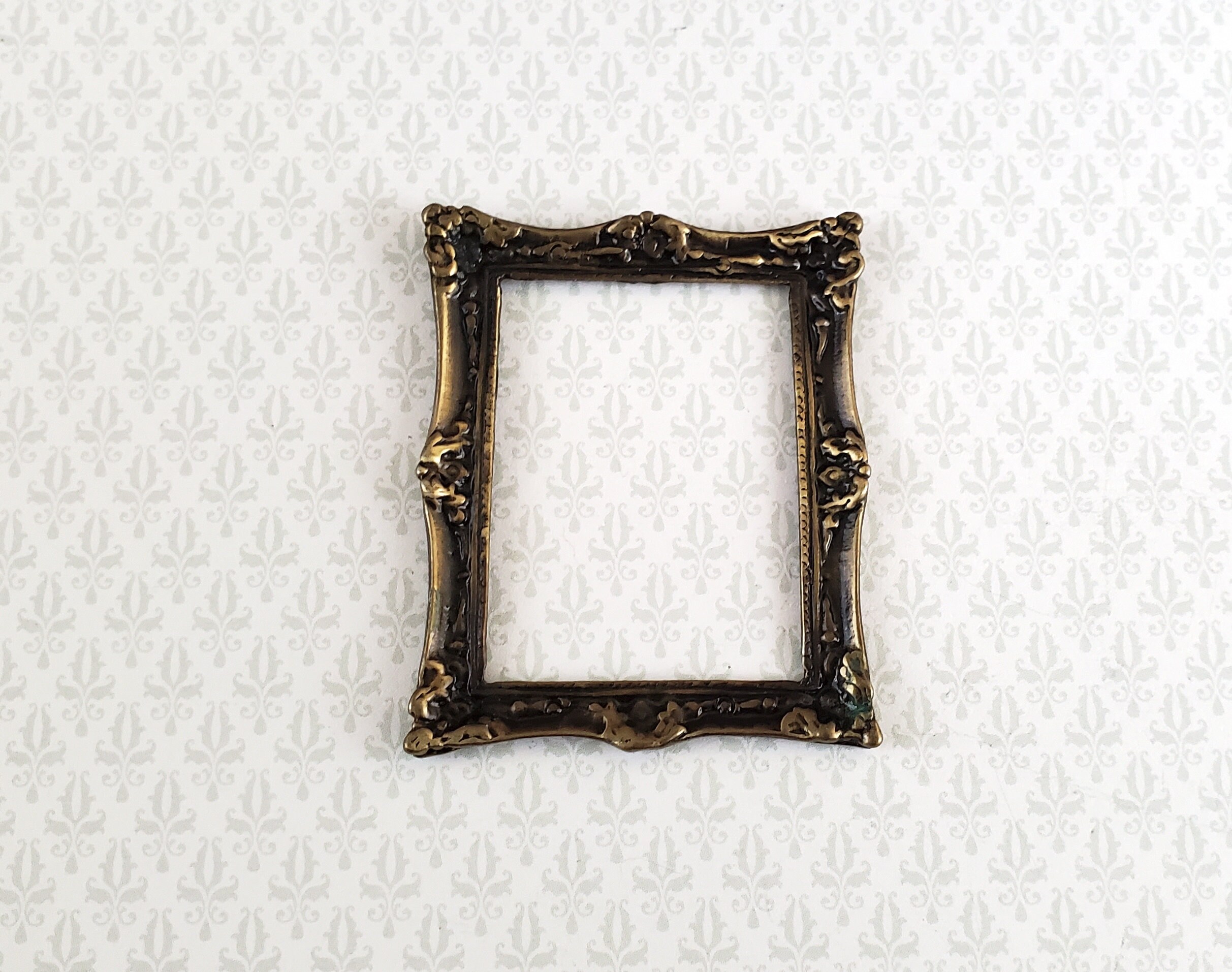 Dollhouse Miniature Picture Frame Metal Antique Bronze for - Etsy