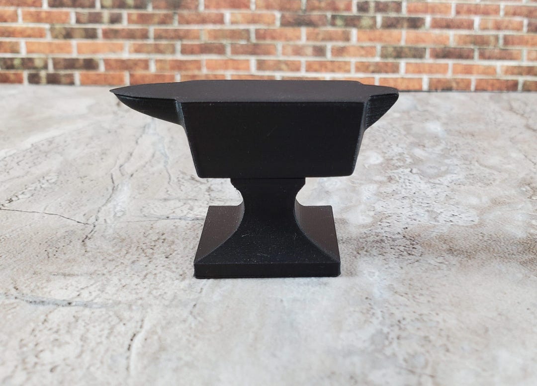 Miniature Anvil Black Matte Black for 6" Action Figures 1:12 Scale - Etsy