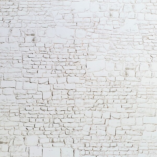 Miniature Dollhouse Embossed Brick Wallpaper - Etsy