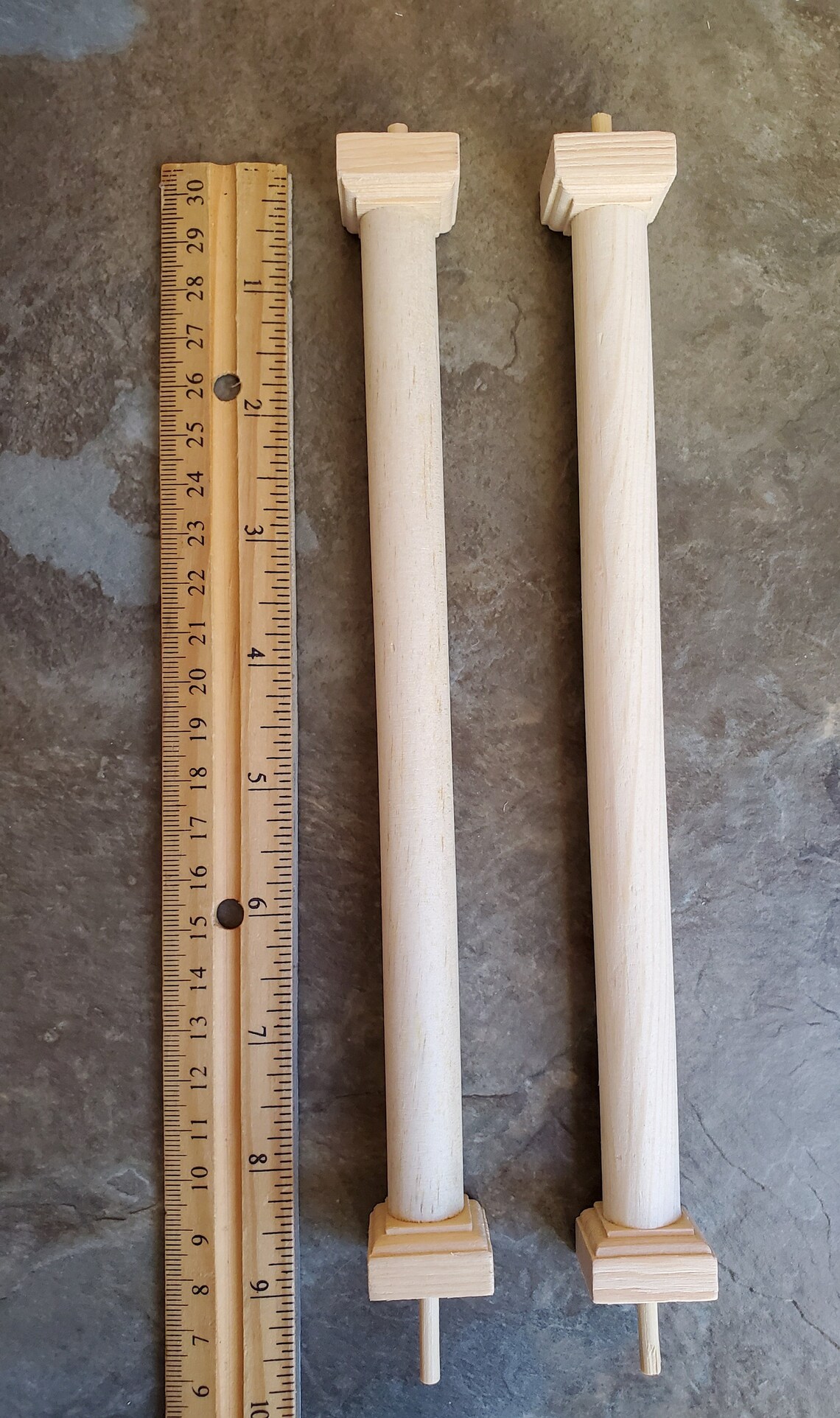 Dollhouse Miniature Round Columns Pillars 2 Pieces 8 - Etsy