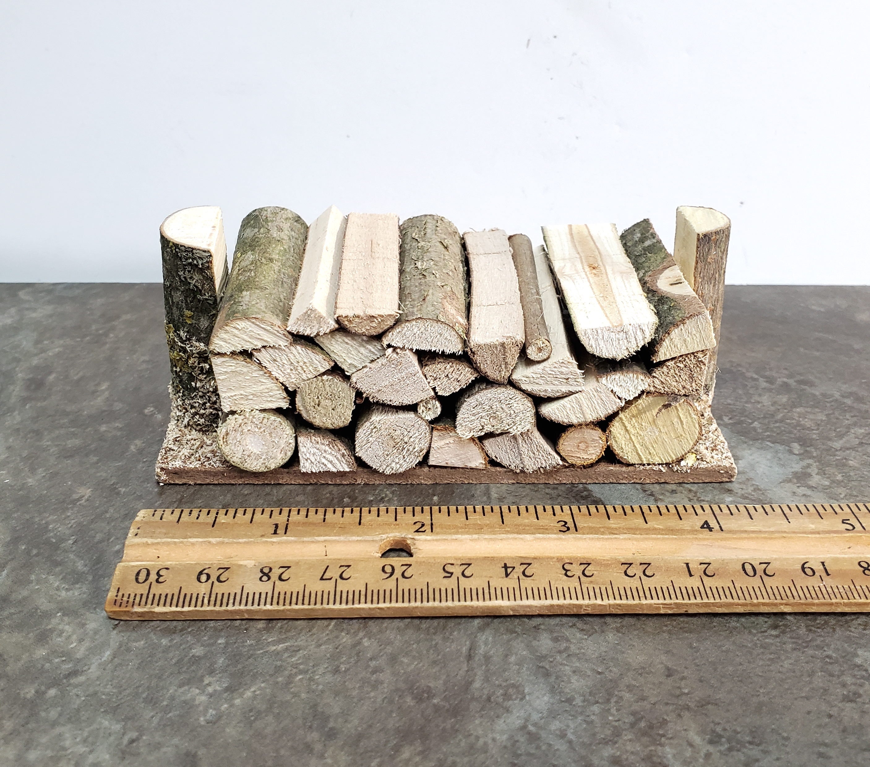 Miniature Stack of Split Logs Kindling for Fireplace Firewood - Etsy