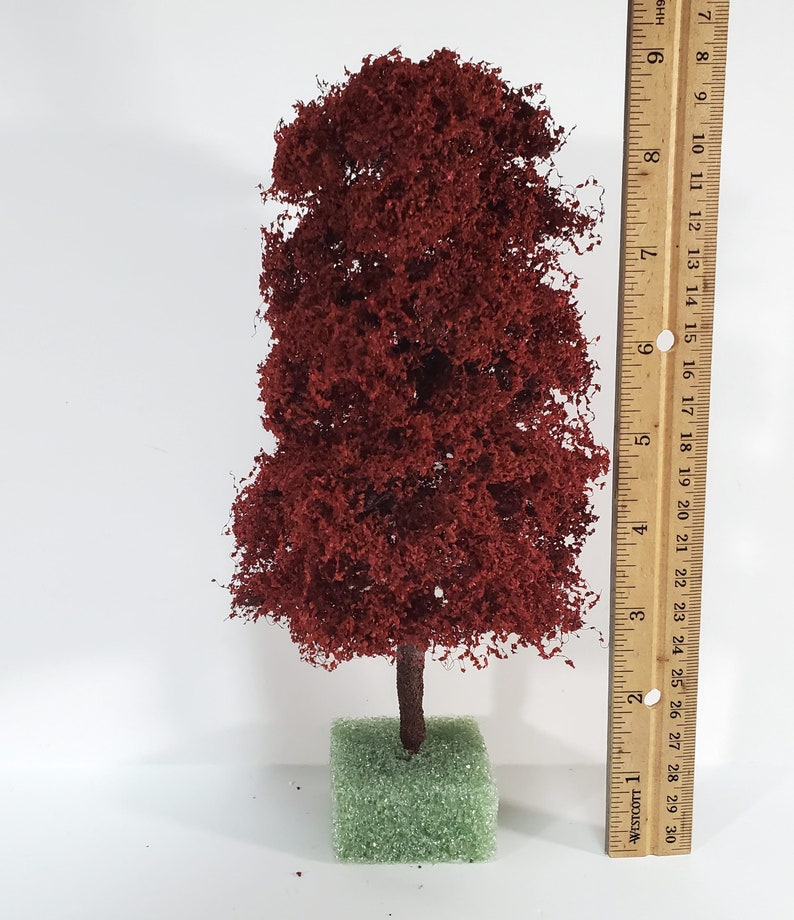 Miniature Red Maple Tree Large on a Spike 8 Tall Model - Etsy