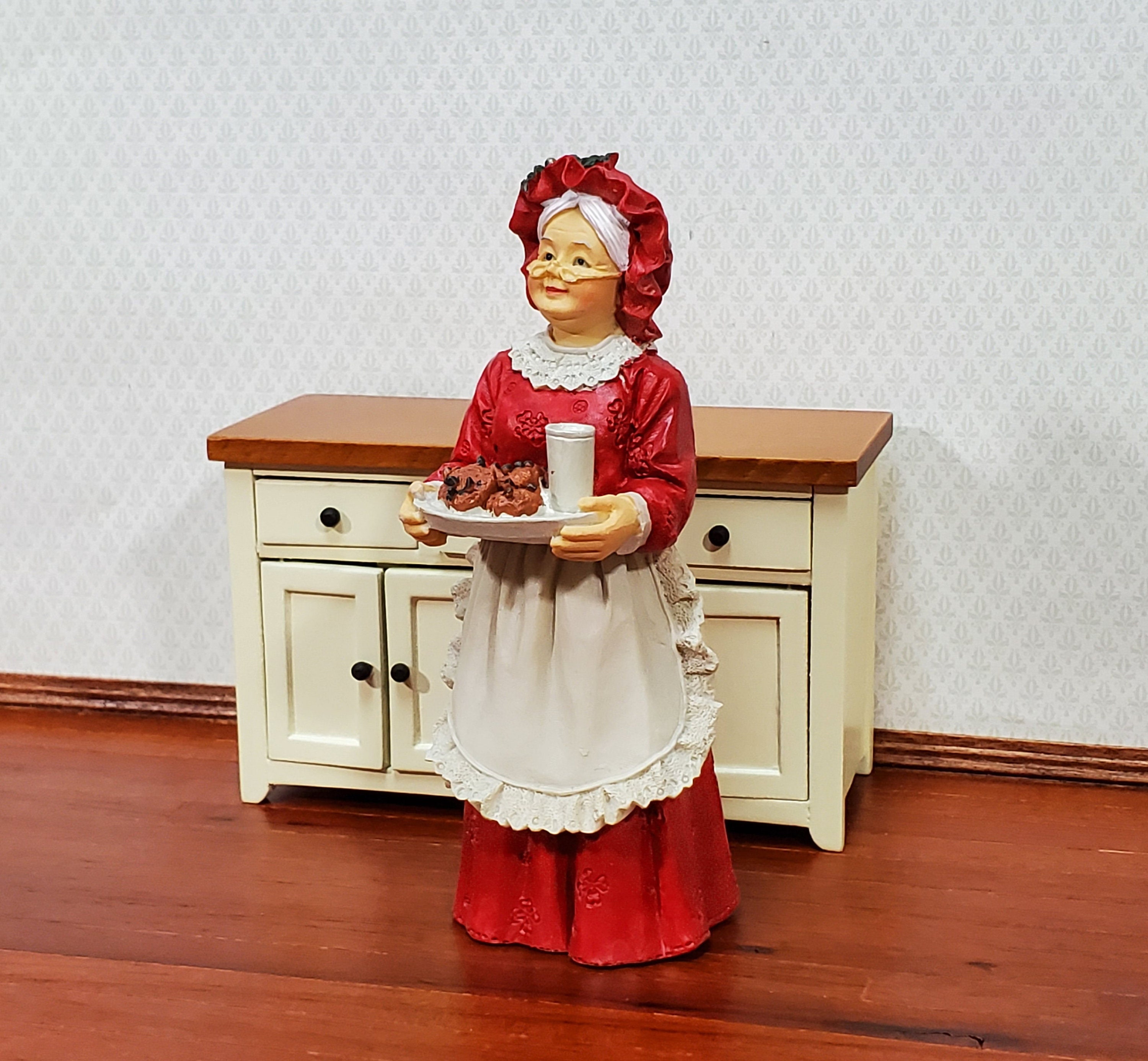 Mrs Claus Resin Figure 1:12 Scale Miniature by Houseworks - Etsy