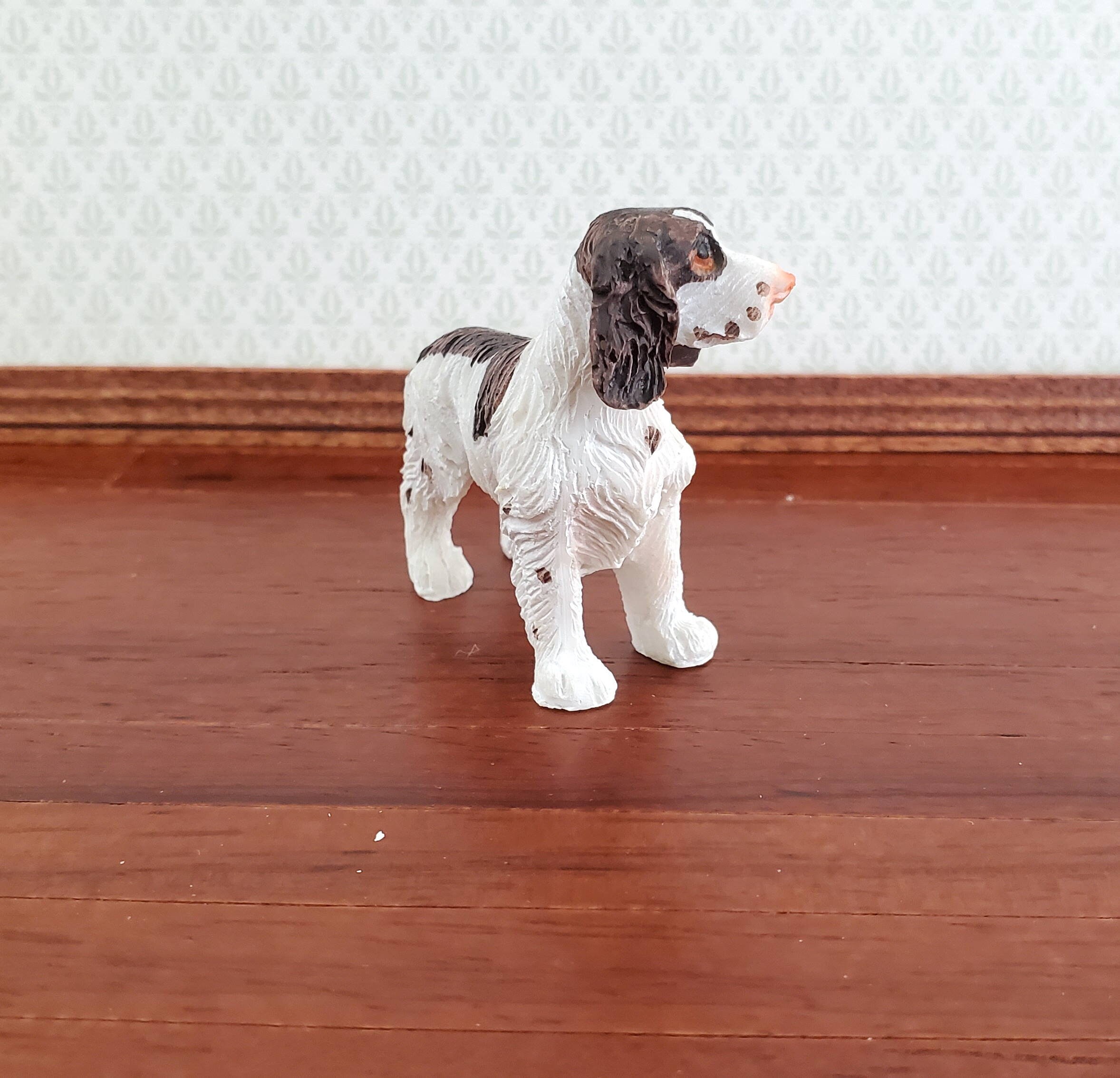 Dollhouse Miniature Dog English Springer Spaniel 1:12 Scale - Etsy